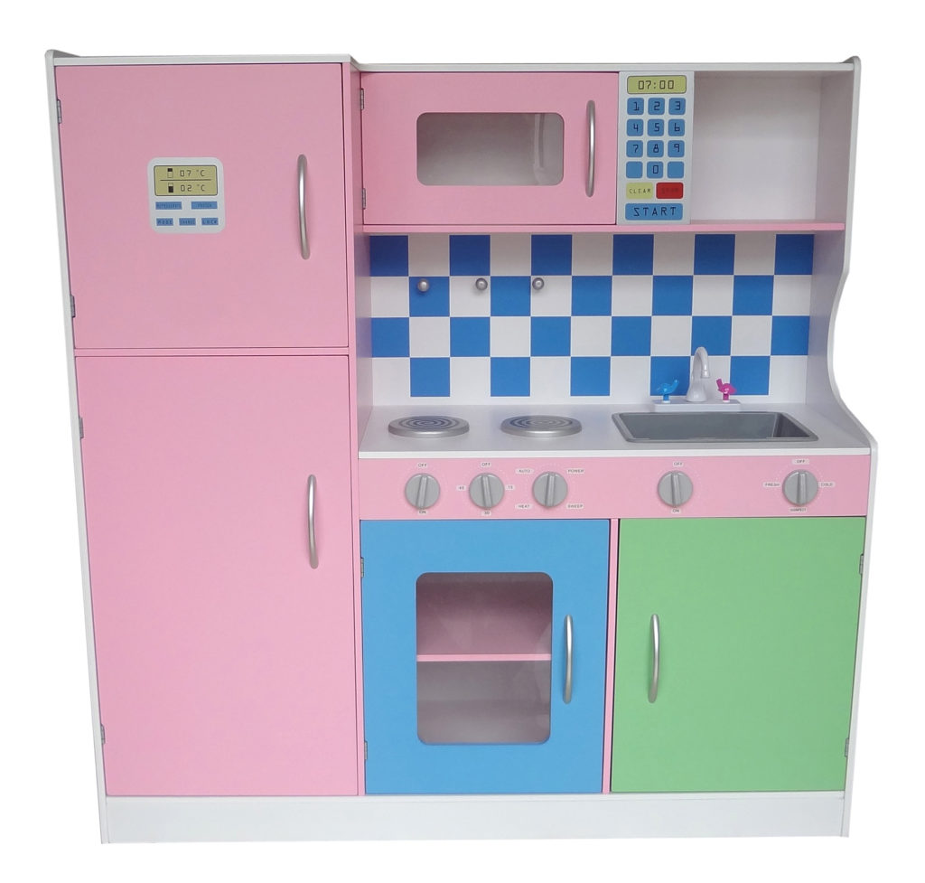 Large Pastel Wooden Kitchen Supreme – Kiddi Style (EU)